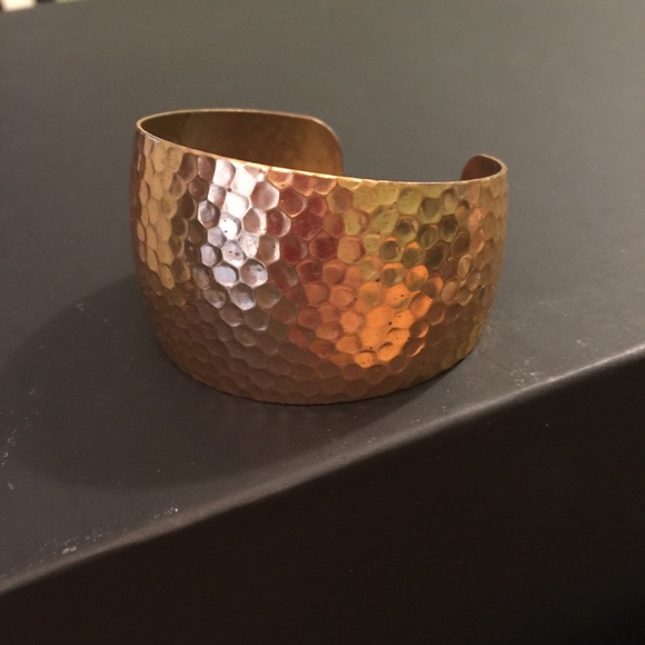 Jewelry | Vintage Gold Textured Cuff | Poshmark